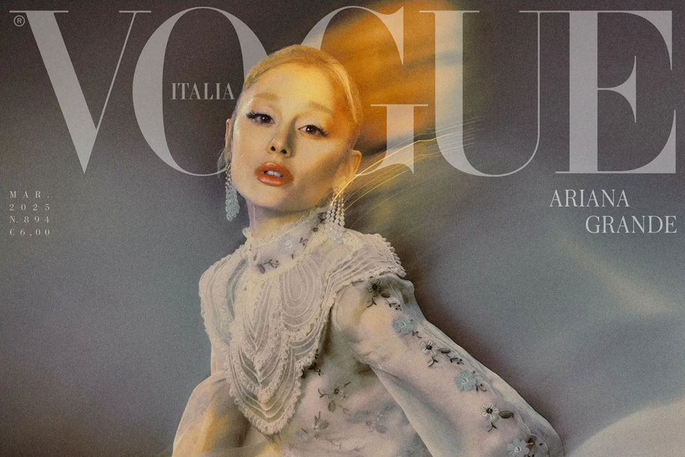 WICKED Star Ariana Grande Covers VOGUE Italia Magazine - Tom + Lorenzo