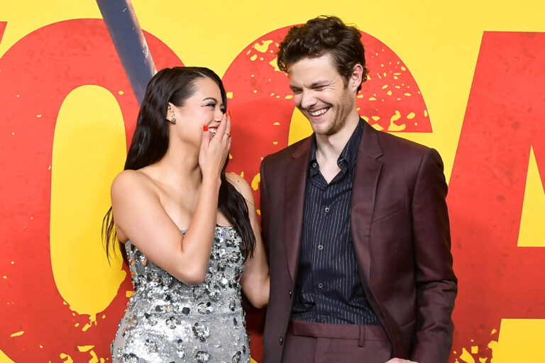 Amber Midthunder and Jack Quaid at the NOVOCAINE Los Angeles Premiere ...