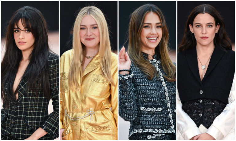 Paris Front Row: Camila Cabello, Dakota Fanning, Jessica Alba and Riley ...