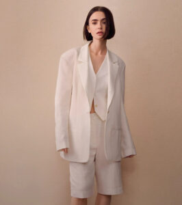 EMILY IN PARIS Star Lily Collins for Calvin Klein's Spring 2025 Ad ...
