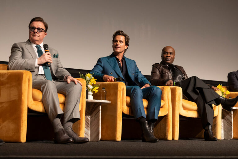 Nathan Lee Graham, Nathan Lane and Matt Bomer at the MID-CENTURY MODERN ...
