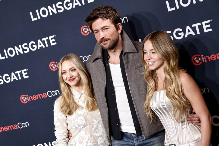CinemaCon 2025: Amanda Seyfried, Brandon Sklenar and Sydney Sweeney at ...