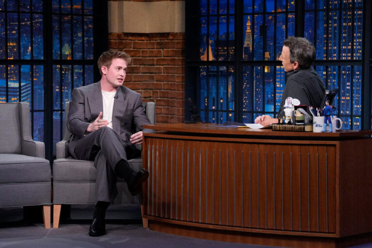 WARFARE Star Kit Connor on LATE NIGHT WITH SETH MEYERS - Tom + Lorenzo