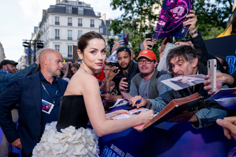 Ana de Armas in Louis Vuitton at the BALLERINA Paris Premiere: IN or ...