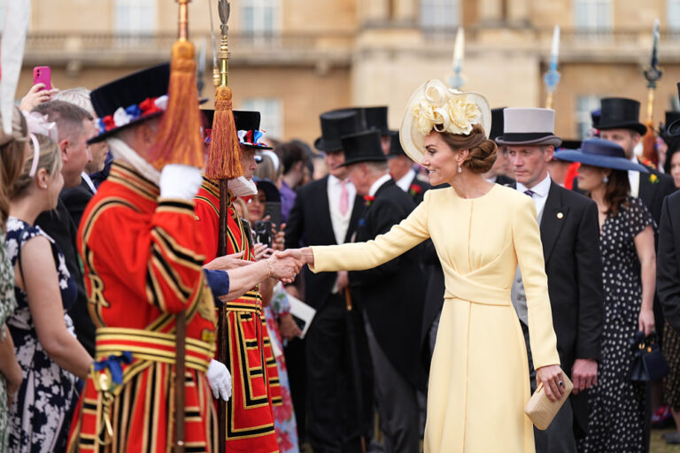 Catherine, Princess of Wales in Emilia Wickstead at the Buckingham ...