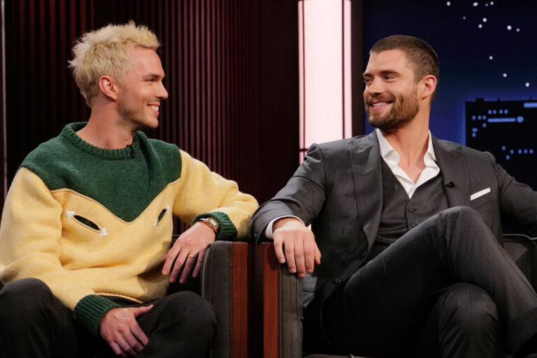 SUPERMAN Stars Nicholas Houlton and David Corenswet on JIMMY KIMMEL ...