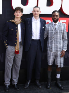 STRANGER THINGS Star Noah Schnapp, Finn Wolfhard, Caleb McLaughlin at ...