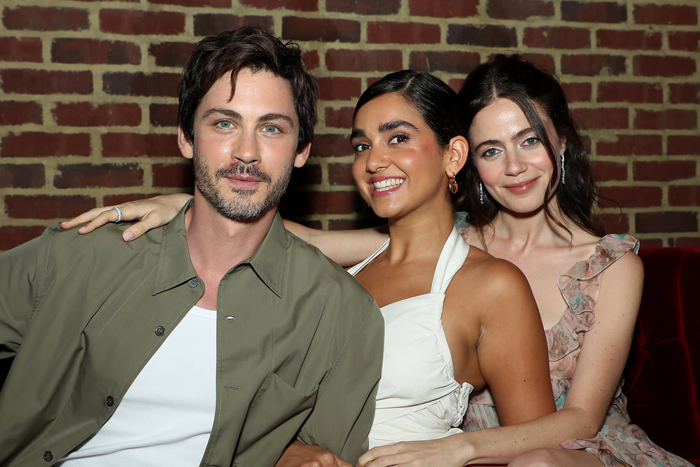 Logan Lerman, Geraldine Viswanathan and Molly Gordon at the OH, HI New ...