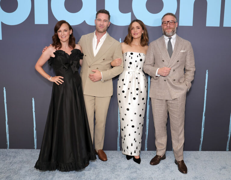 Seth Rogen, Rose Byrne, Carla Gallo and Luke Macfarlane at the PLATONIC ...