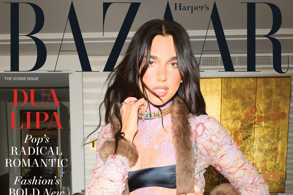 Dua Lipa Covers Harper's BAZAAR US Global 'ICONS' Issue - Tom + Lorenzo