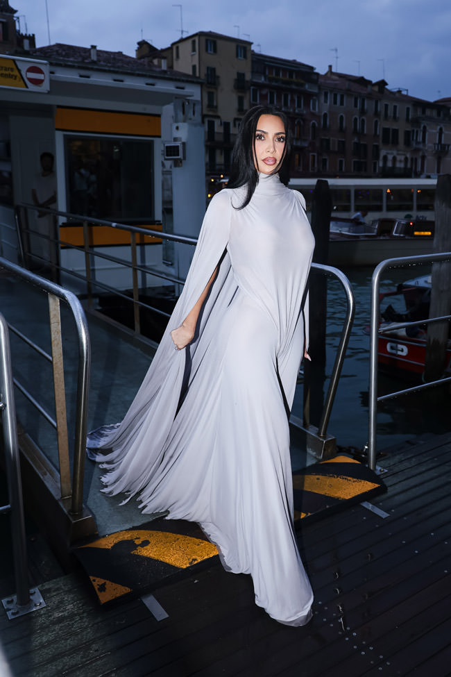 Venice Film Festival: Kim Kardashian Receives the DVF Leadership Award ...