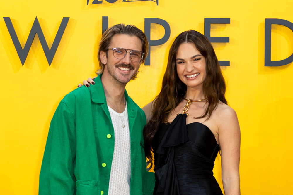 Dan Stevens and Lily James at the SWIPED London Premiere - Tom + Lorenzo