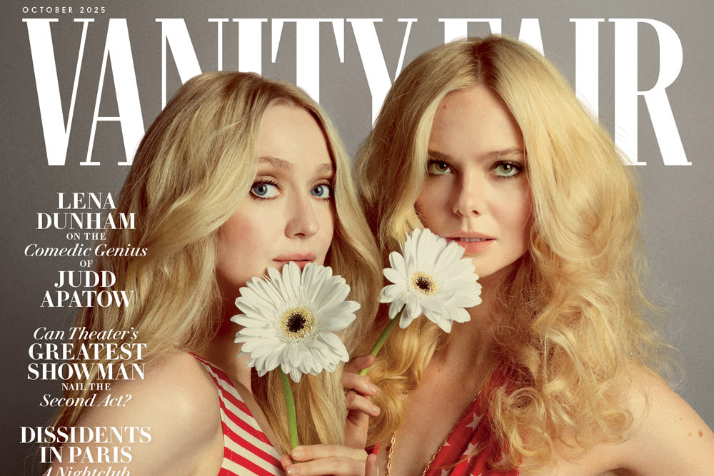 THE NIGHTINGALE Stars Elle and Dakota Fanning Cover VANITY FAIR October ...