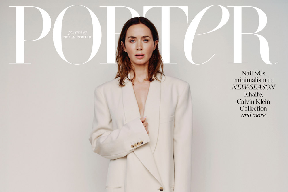THE-SMASHING-MACHINE-Emily-Blunt-NET-A-PORTER'-Cover-Magazine-Style ...