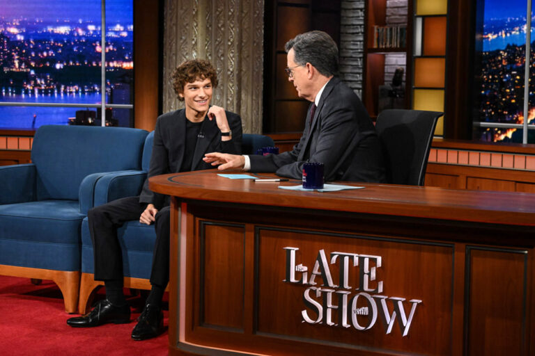 Mason Thames Promotes BLACK PHONE 2 on THE LATE SHOW WITH STEPHEN ...