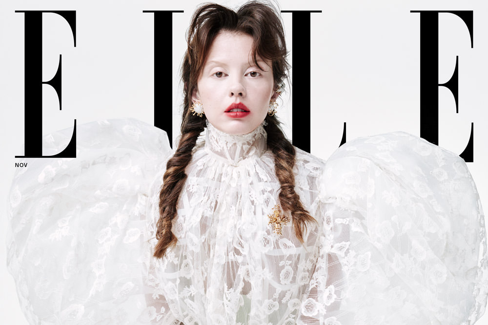 FRANKENSTEIN Star Mia Goth Covers ELLE's November Issue - Tom + Lorenzo