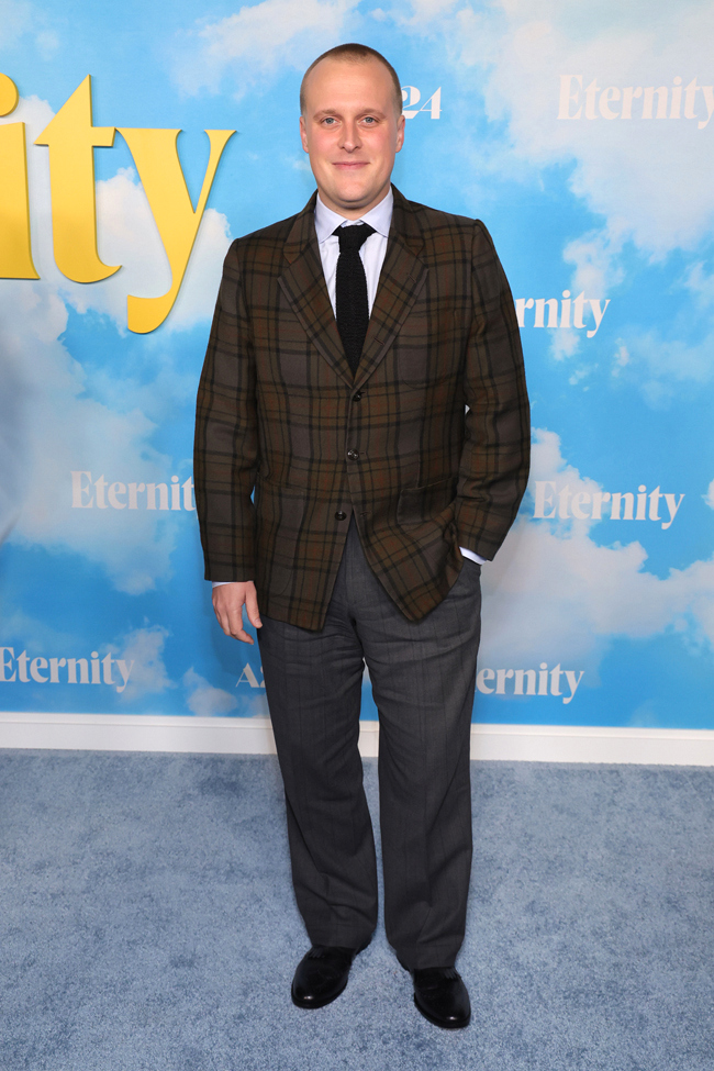 Elizabeth Olsen, Miles Teller, John Early, and Da'Vine Joy Randolph at the ETERNITY Los Angeles ...