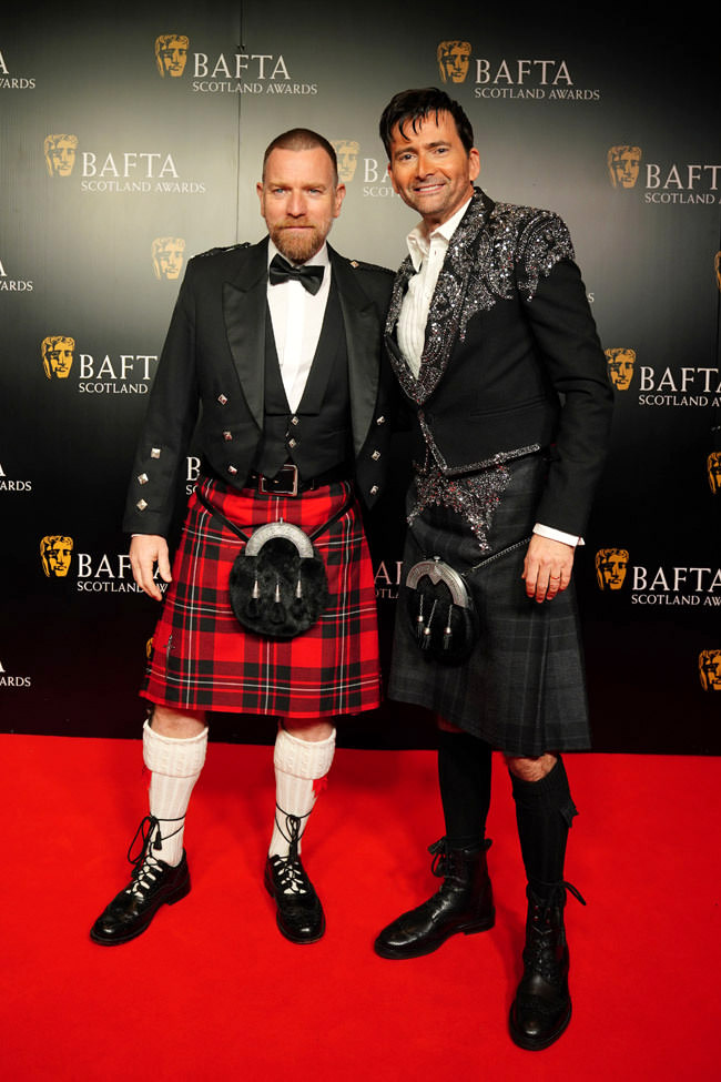 Ewan McGregor and David Tennant at the 2025 BAFTA Scotland Awards - Tom ...