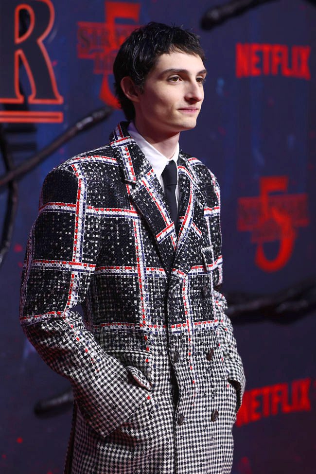 Finn Wolfhard, Gaten Matarazzo, Caleb McLaughlin, and Noah Schnapp at the STRANGER THINGS Berlin ...