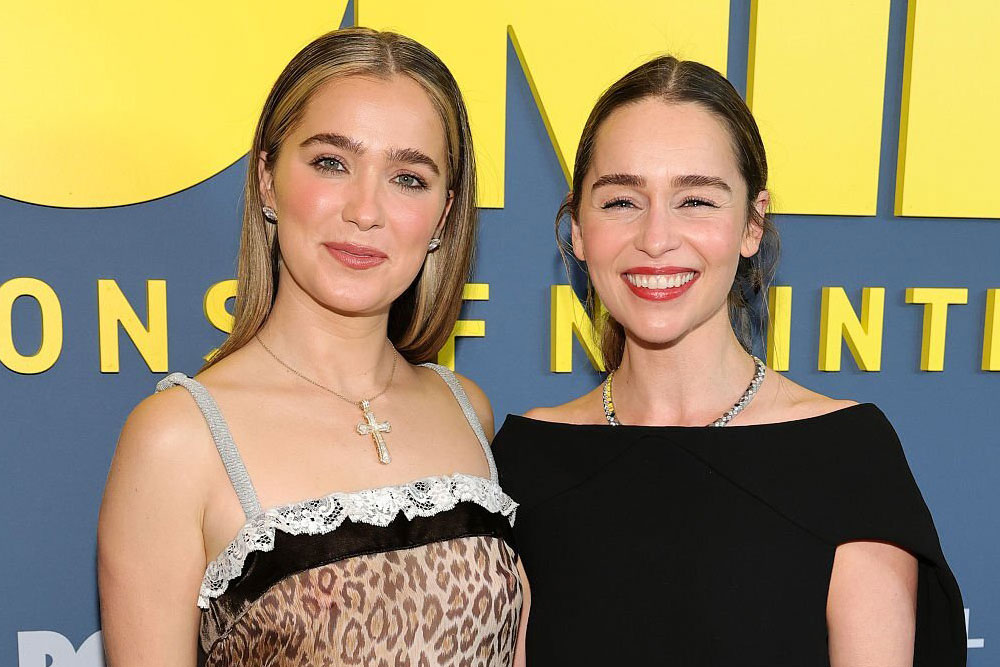 Haley Lu Richardson and Emilia Clarke at the PONIES New York Premiere ...