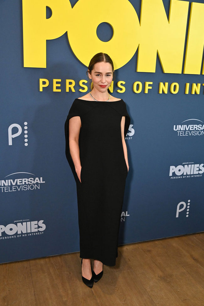 Haley Lu Richardson and Emilia Clarke at the PONIES New York Premiere ...