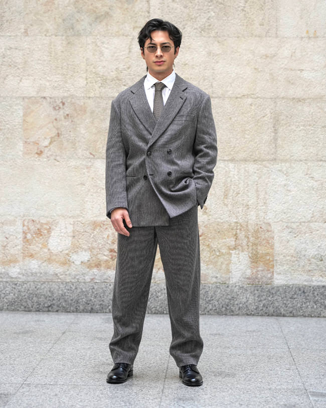 Milan Fashion Week Front Row: Giorgio Armani Fall 2026 Menswear Fashion ...