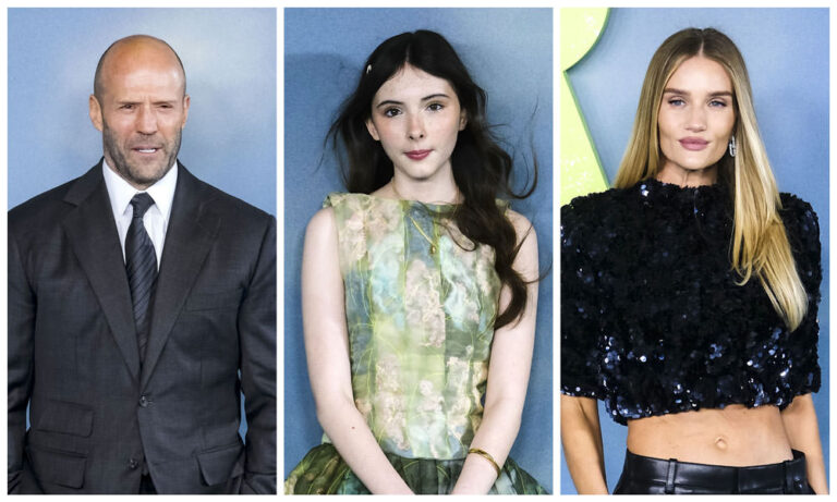 Jason Statham, Bodhi Rae Breathnach and Rosie Huntington-Whiteley at ...