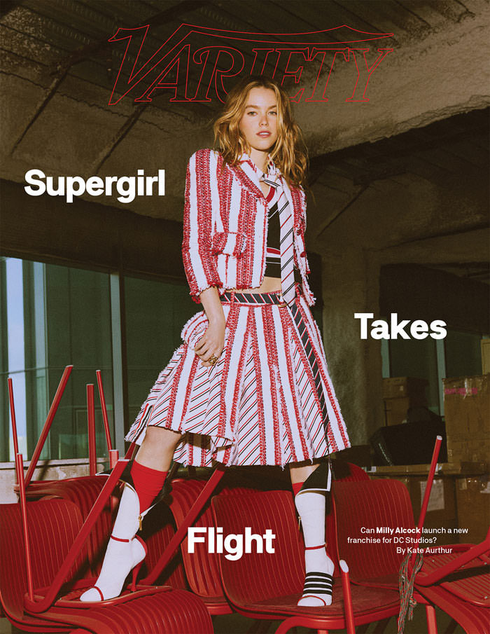 VARIETY Cover: Milly Alcock on SUPERGIRL, Online Trolls, How Acting Has ...