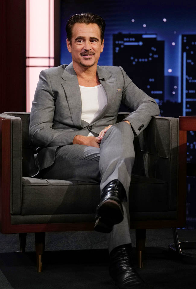 Colin Farrell Promotes Season 2 of SUGAR on JIMMY KIMMEL LIVE! - Tom ...
