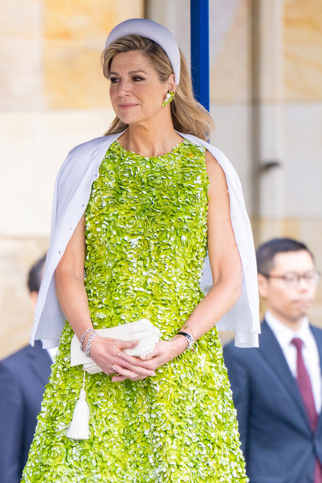 Queen Máxima of the Netherlands at Japan Royals State Visit Ceremony ...