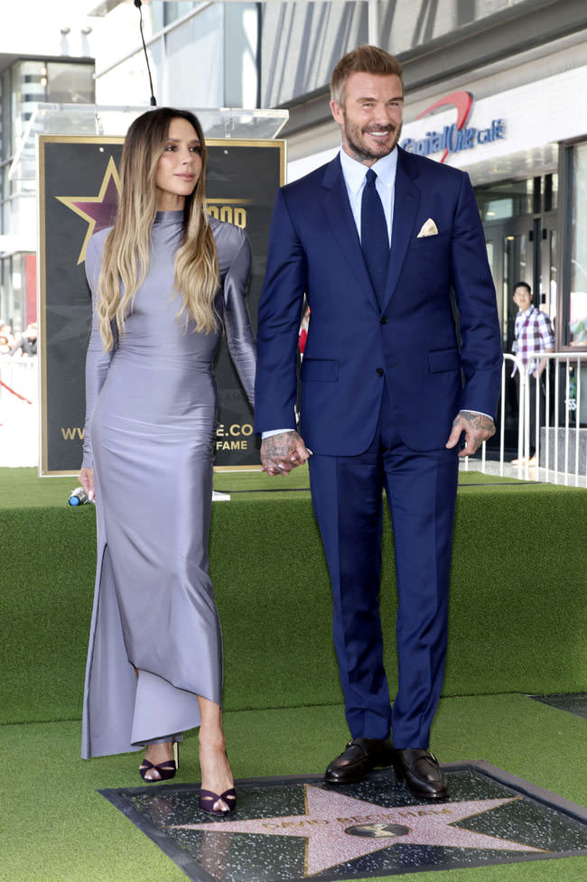 David Beckham Honored with a Star on the Hollywood Walk of Fame - Tom ...