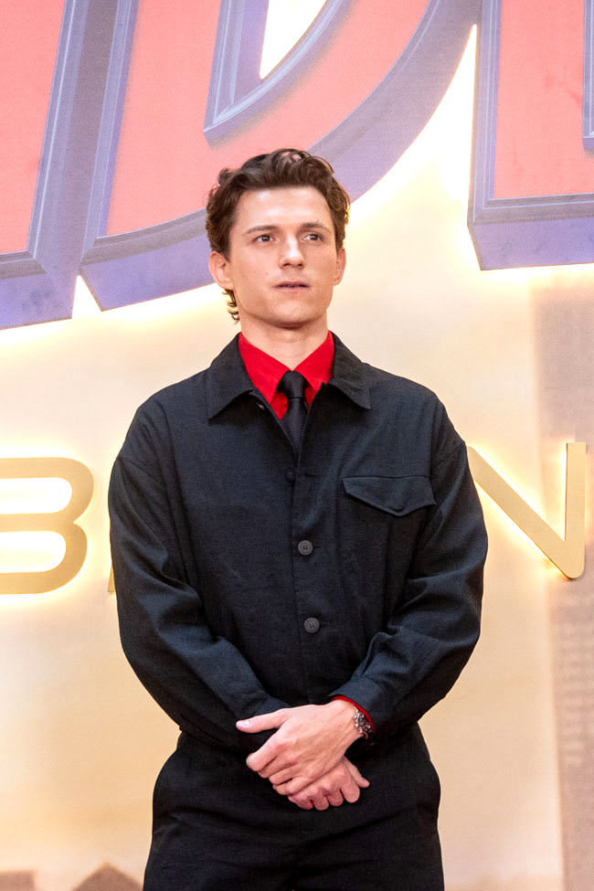 Tom Holland and Zendaya at the SPIDER-MAN: BRAND NEW DAY Madrid Photo ...