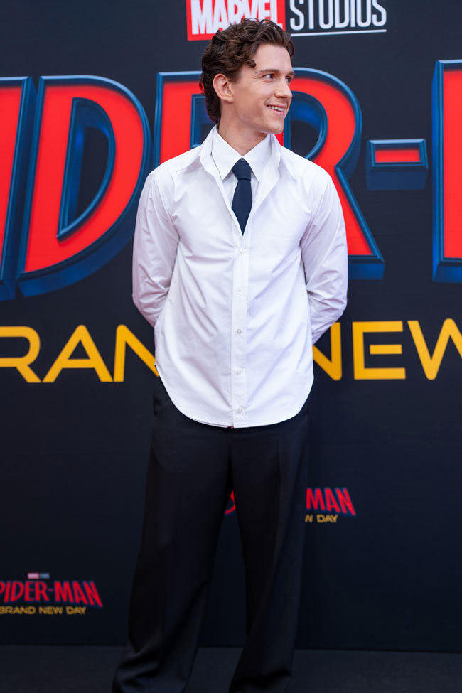 Tom Holland and Zendaya at the SPIDER-MAN: BRAND NEW DAY STRAAT Museum ...